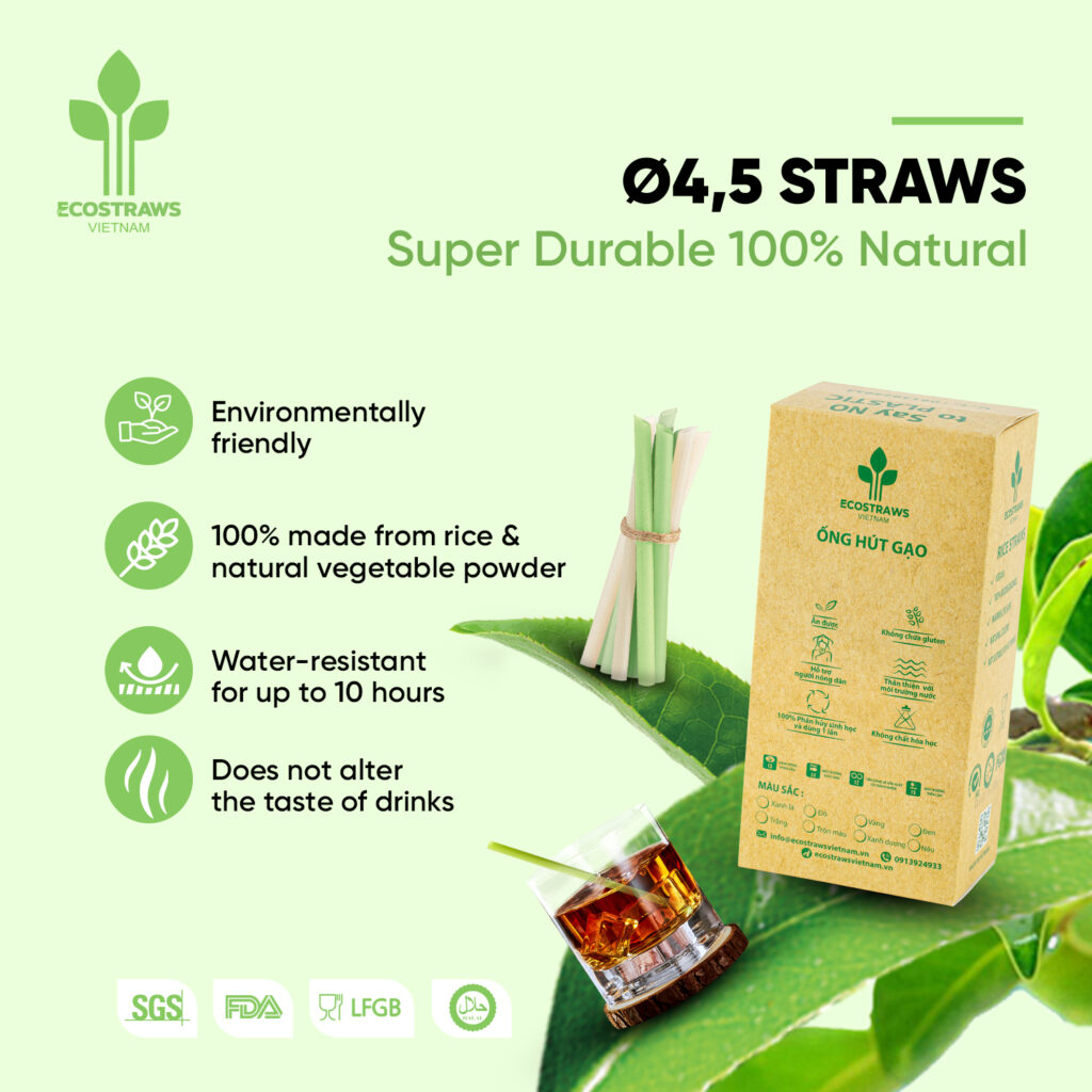 SMALL SIZE RICE STRAWS – Φ4,5 - Creating a green life